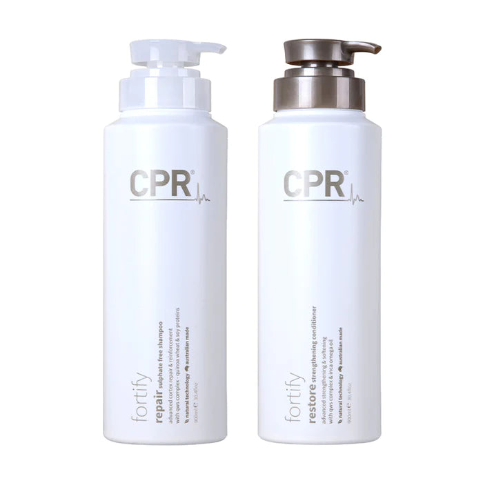 Vitafive CPR Fortify Repair Shampoo & Conditioner 900ml Duo — Troya Beauty