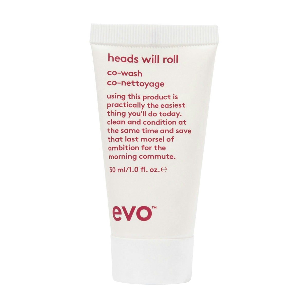 Evo Heads Will Roll Co-Wash travel size 30ml — Troya Beauty