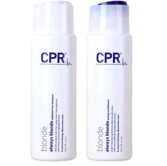 Vitafive CPR Blonde Always Shampoo and Conditioner 300ml Bundle — Troya ...